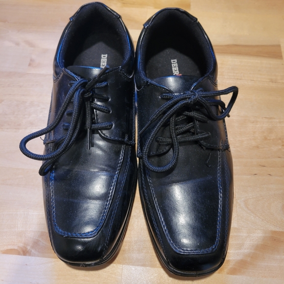 Deer Stags | Shoes | Deer Stag Boys Dress Shoes Sz 35 | Poshmark